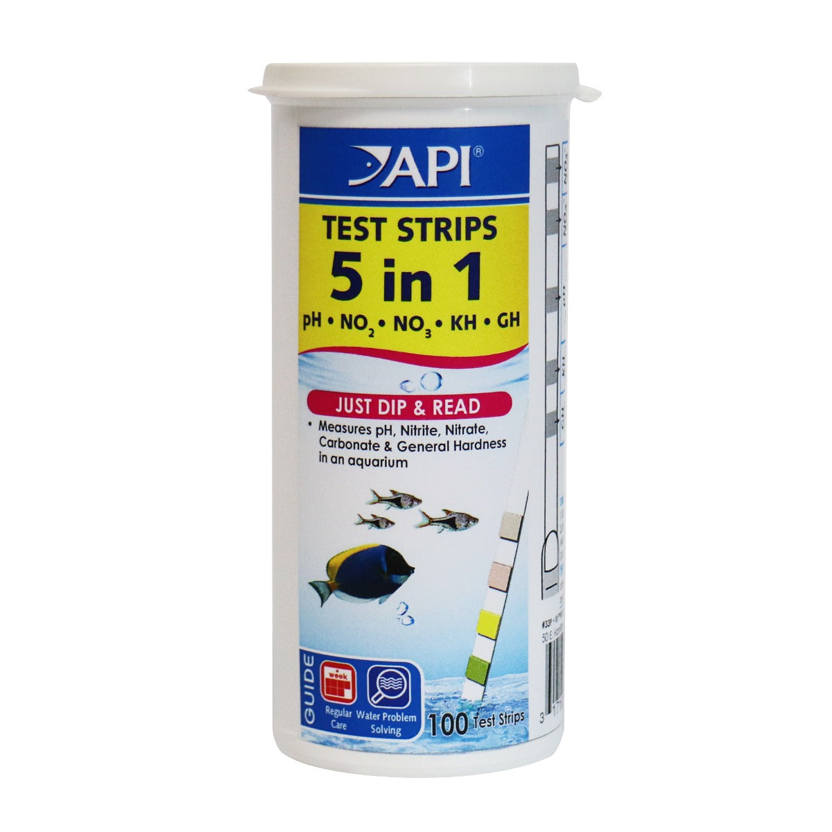API 5 in 1 Test Strips - 100 — Finest Aquatics