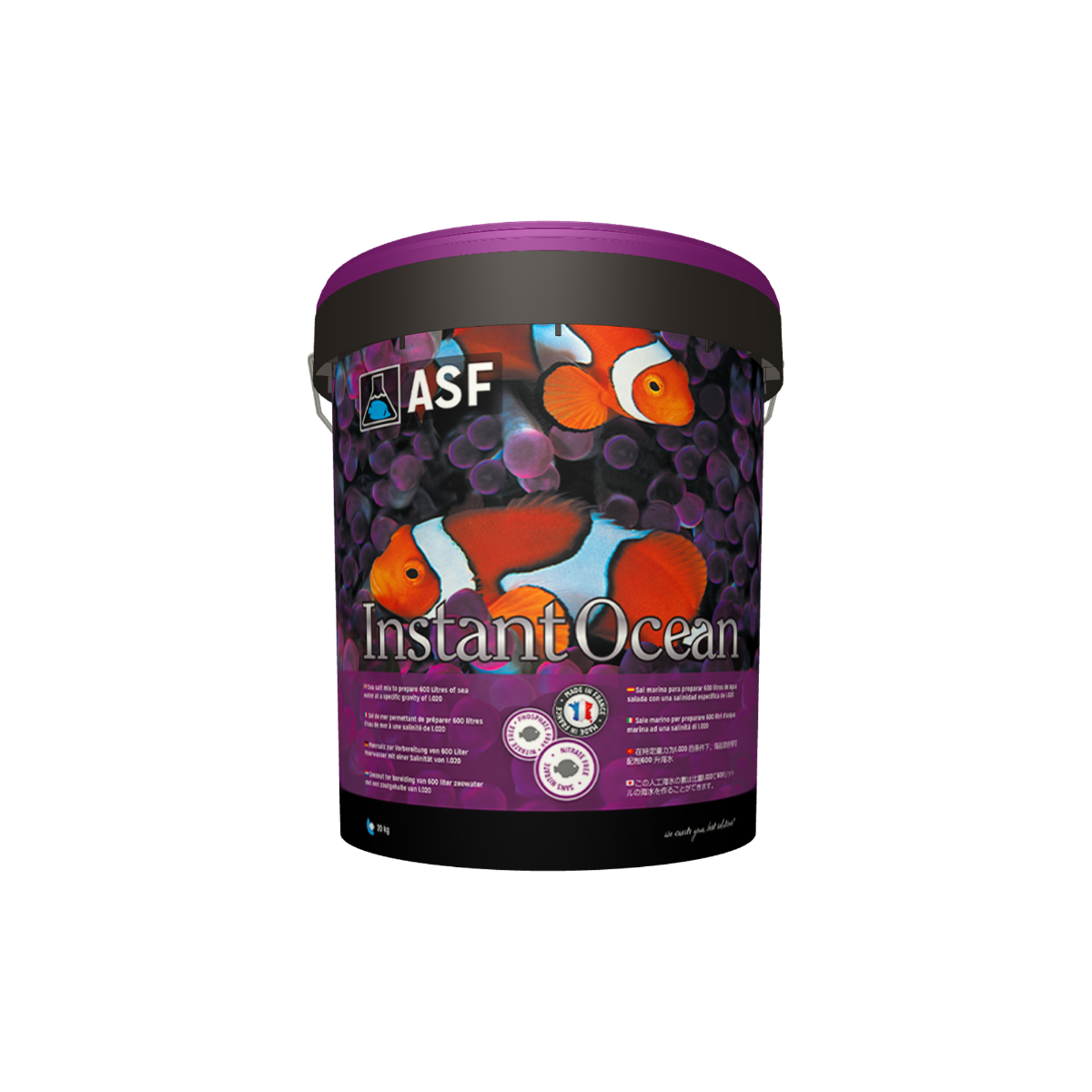 ASF Instant Ocean 20Kg Bucket — Finest Aquatics